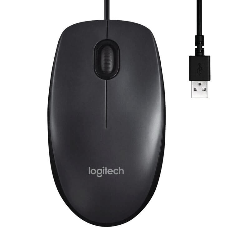 Logitech B100 Wired USB Mouse - DTS - Computer Sales, Repairs and Support.