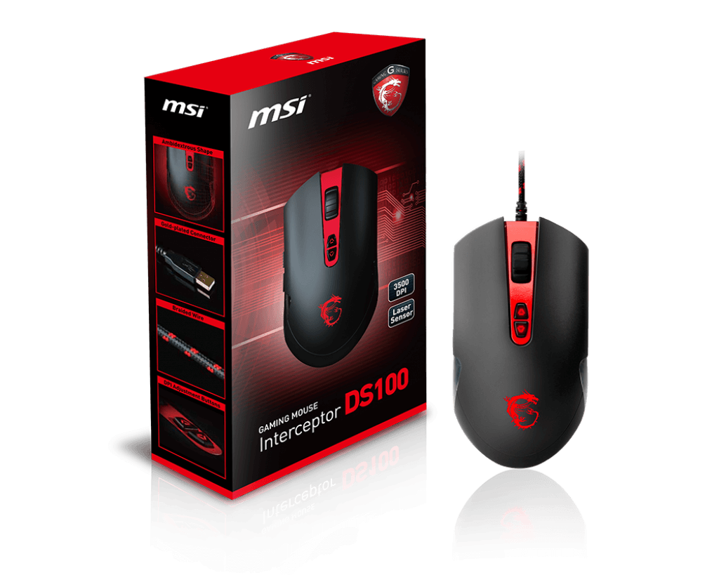 MSI Interceptor DS100 Gaming Mouse - DTS - Computer Sales, Repairs and ...